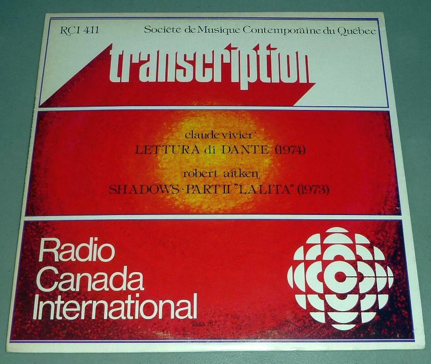 SOCIETE DE MUSIQUE CONTEMPORAINE DU QUEBEC LP - Radio Canada ...