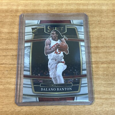2021-22 Panino Select Delano Banton RC #91 Concourse Toronto Raptors ...