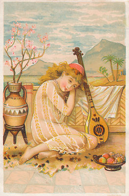 c1890 Lute Player Barnum & Munson Onarga, Iroquois Co. IL Victorian ...