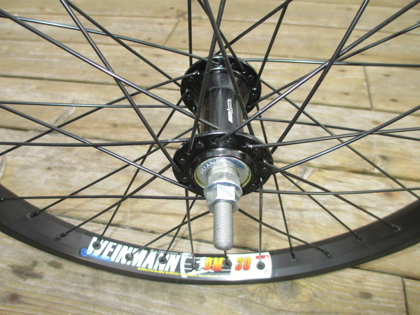 Wheel Set 20" BMX Park 3/8 Front 14mm 9T Rear Double Walled Rims New | eBay