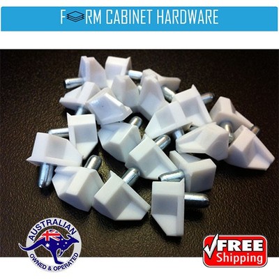 20 X White Plastic Shelf Support Pins 5mm | eBay