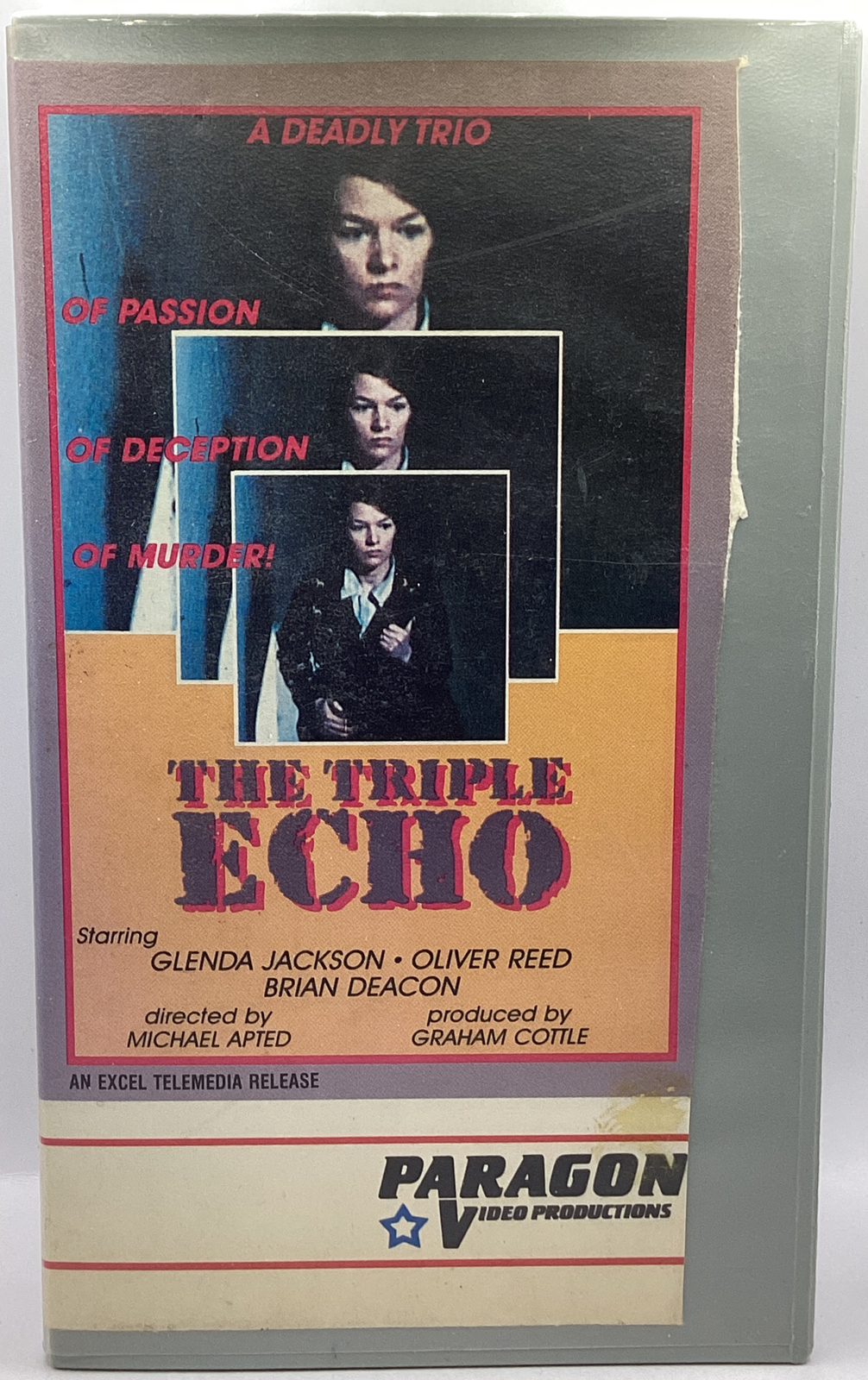 The Triple Echo VHS 1985 Former Rental Cut Box RARE **Buy 2 Get 1 Free ...