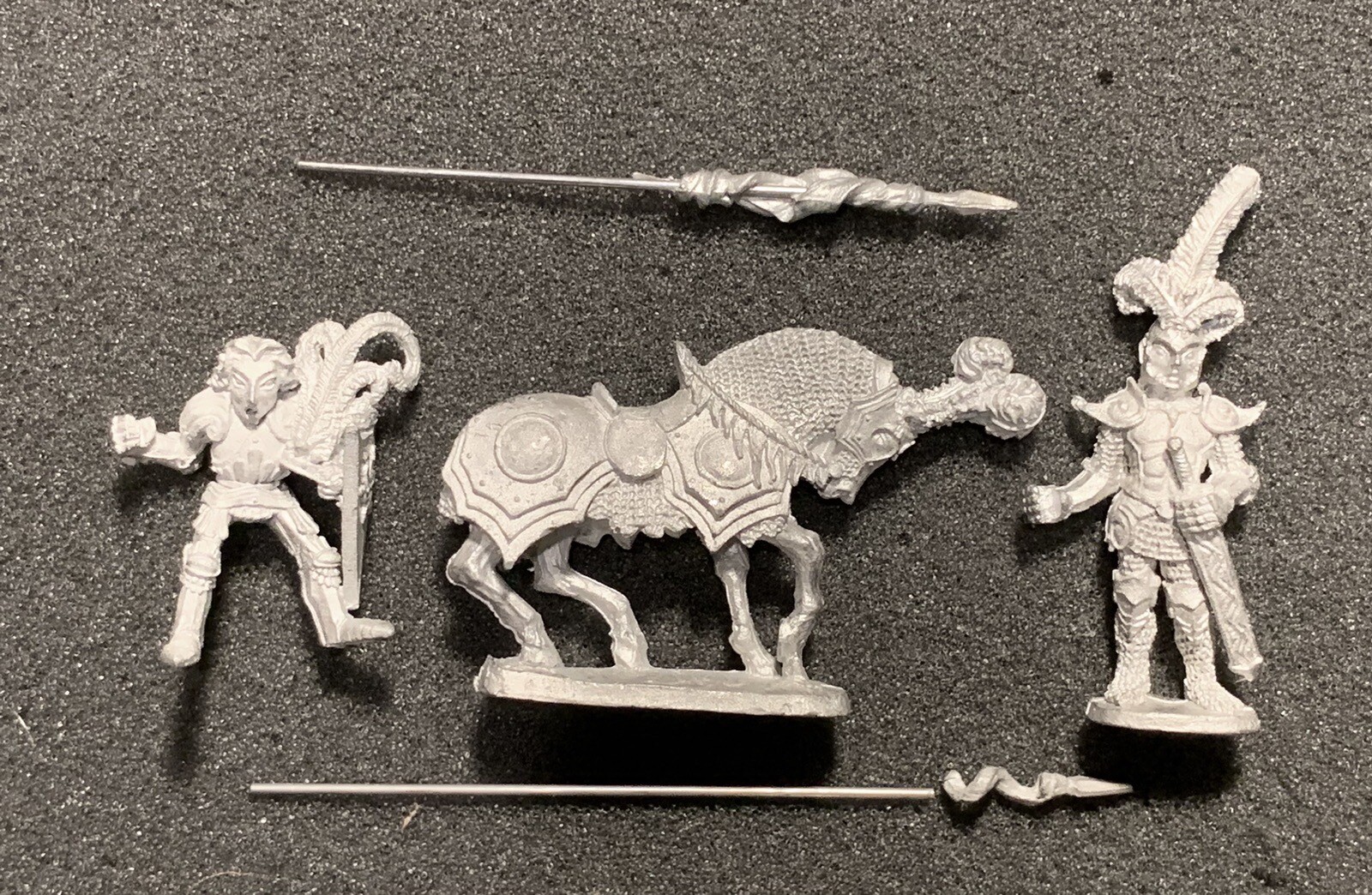 Ral Partha Drow Elf Lord with Horse Miniatured Vintage Tom Meier D&D | eBay