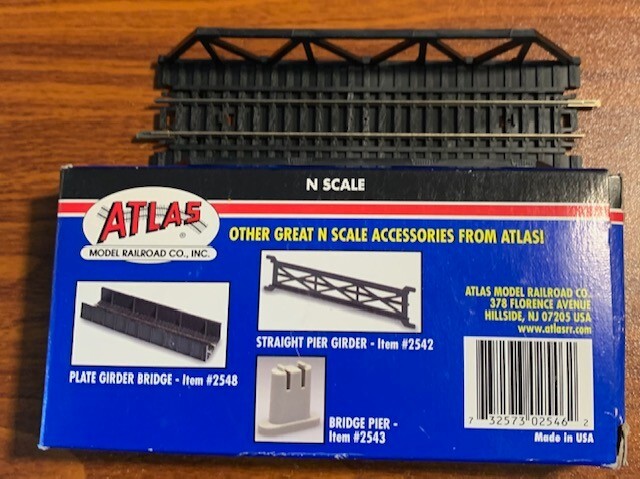 N Scale Atlas #2546 Warren Truss Bridge NIB Free Shipping | eBay
