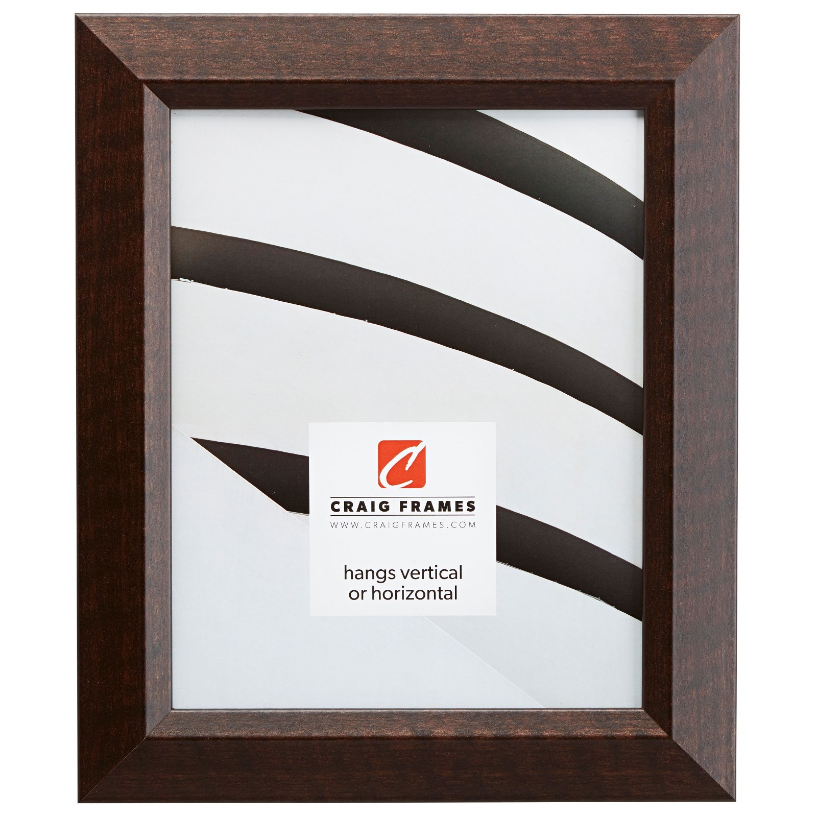 Craig Frames Balla, 1.5" Modern Brazilian Walnut Brown Picture Frame | eBay