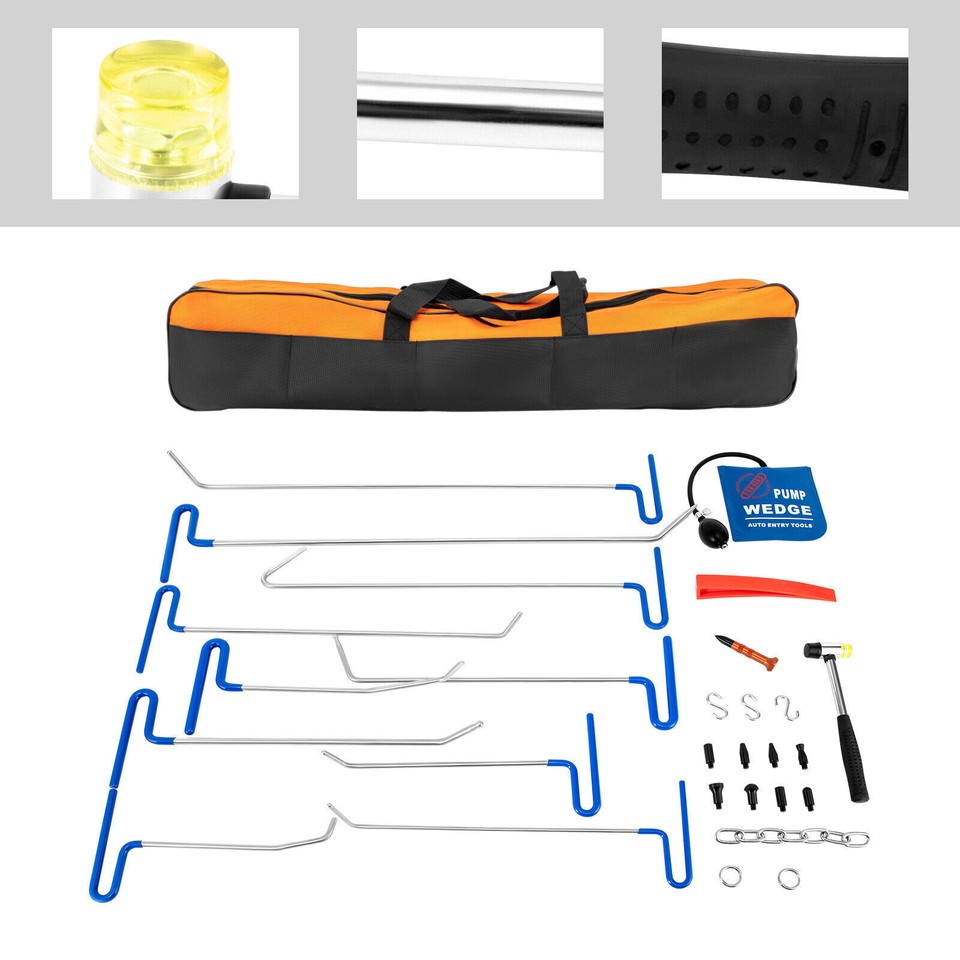 Car Push Puller Rods Tools Dent Paintless Repair Hammer Removal Door ...