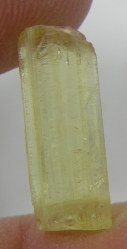 4.25ct Pakistan Raw Rough Yellow Beryl Heliodor Stick Crystal Specimen ...