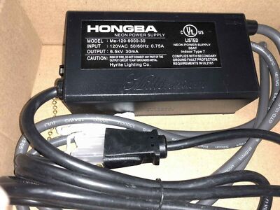 UL Listed 6.5KV Neon Sign Lamp Electronic Transformer Ballast With ...