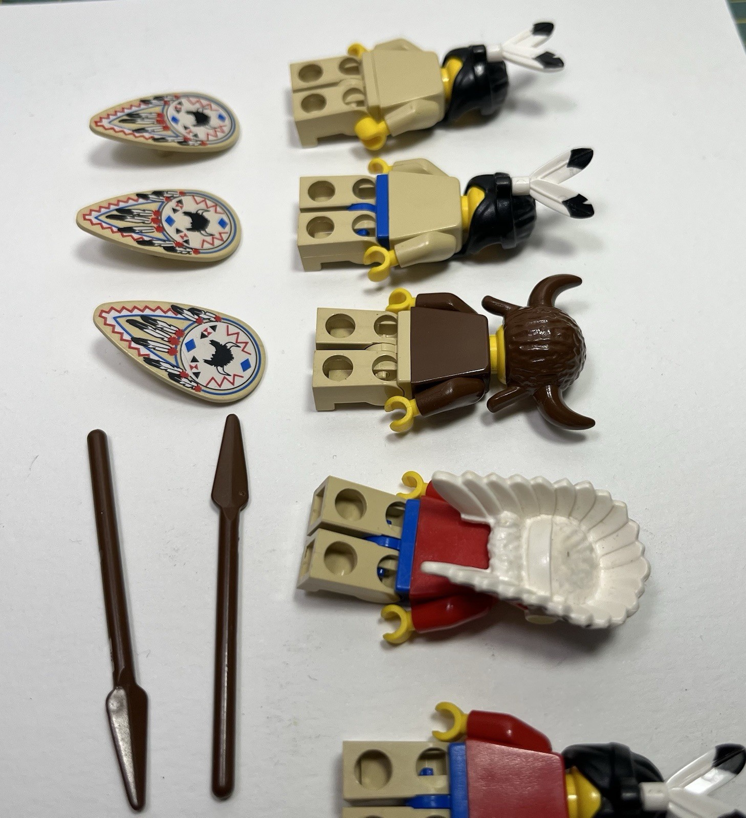 Lego Western Indian Minifigures Wild West Native American Head Dress ...