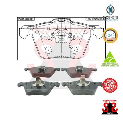 Front Axle Brake Pad Set, Disc Brake Suit VOLVO C30 D2 31687101 | eBay ...
