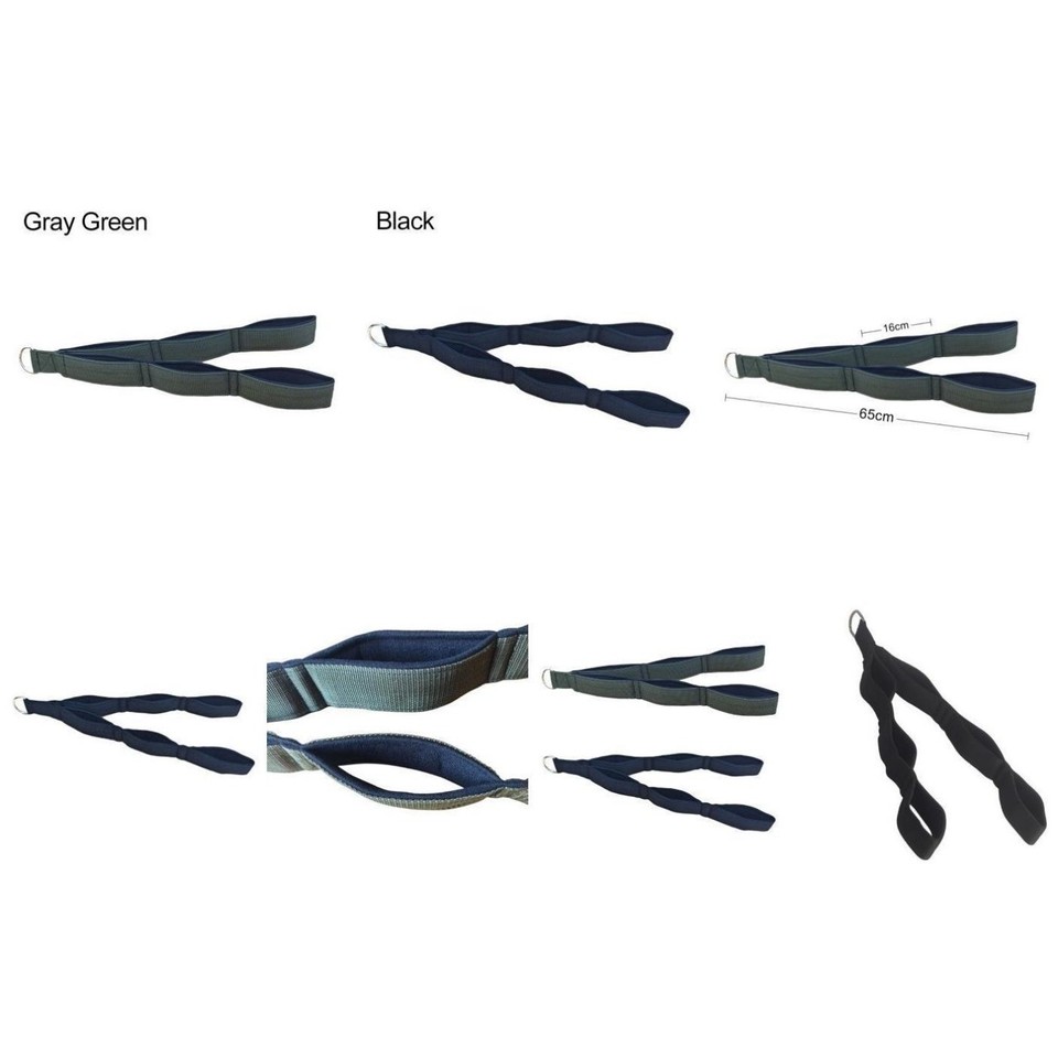 Fitness Exercise Rope Nylon Cable Attachment 3 Sections Design 65cm ...