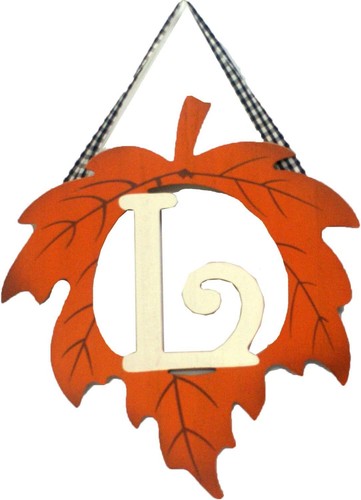 30678 - Wood Fall Leaf Letter L | eBay
