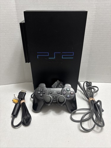 Playstation 2 console fat With Hard Drive Adapter. Tested Cleaned Works ...