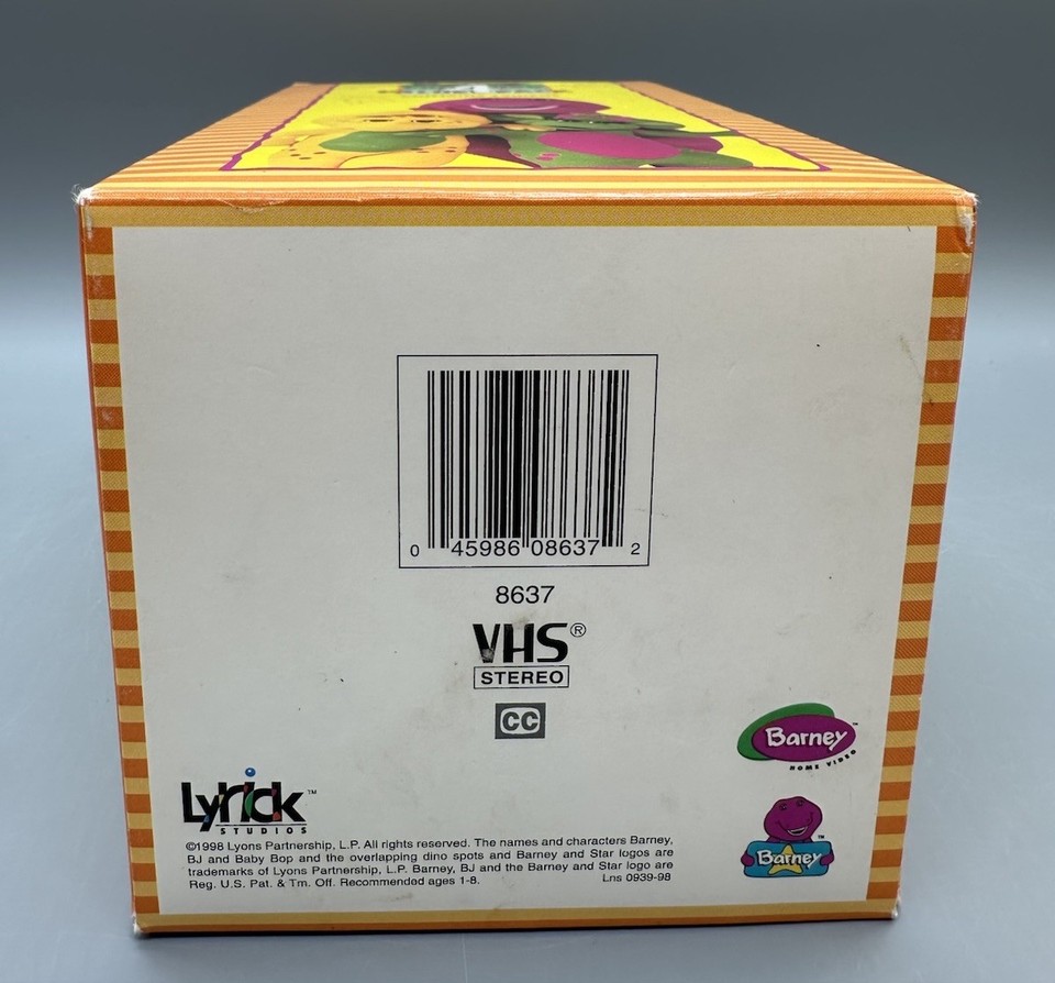 4 VHS BARNEY 4 FOR YOU VALUE PACK BARNEY SAFETY MEETING GOES TO SCHOOL ...