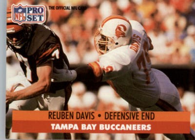 1991 Pro Set #669 Reuben Davis | eBay