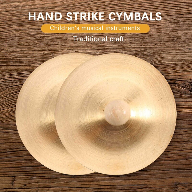 9cm Hand Percussion Copper Cymbals Children Musical Instrument ...