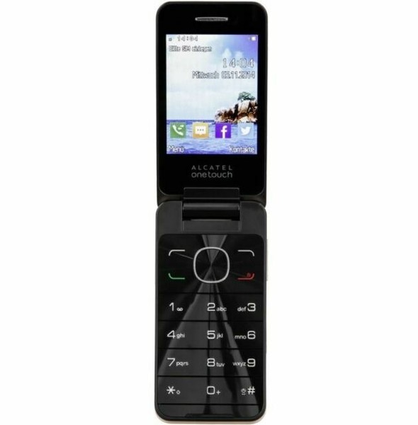 Alcatel One Touch 2012 Unlocked Cheap 2g Flip Mobile Phone - Dark ...