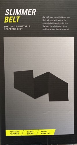 Flo 360 Slimmer Belt Black10” wide Flattens Abdomen Burn More Fat Slims ...