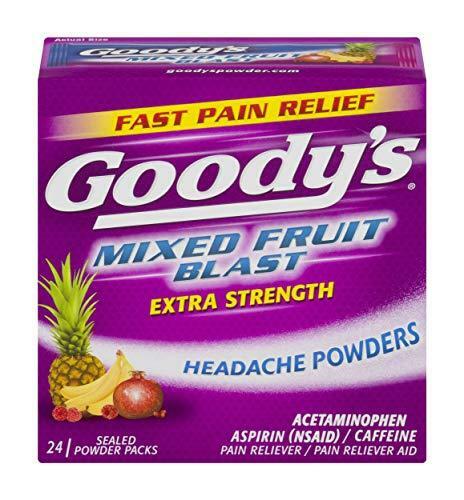 Goody's Extra Strength Headache Powders | Mixed Fruit Blast | 24 Count | 2 Pack | eBay