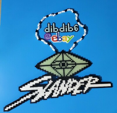 Slander Nghtmre Kandi Perler Necklace Rave EDC PLUR glow | eBay