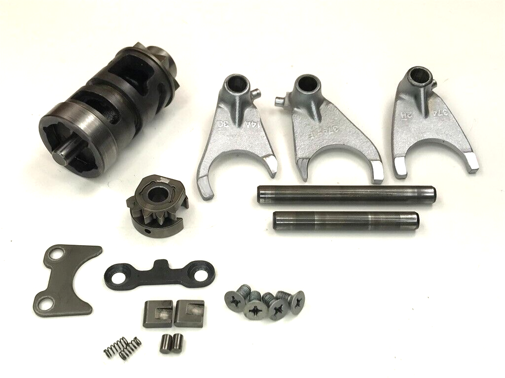 04 Suzuki DR650 DR 650 SE Transmission Shift Forks Drum Gear Pawl 3-Q ...