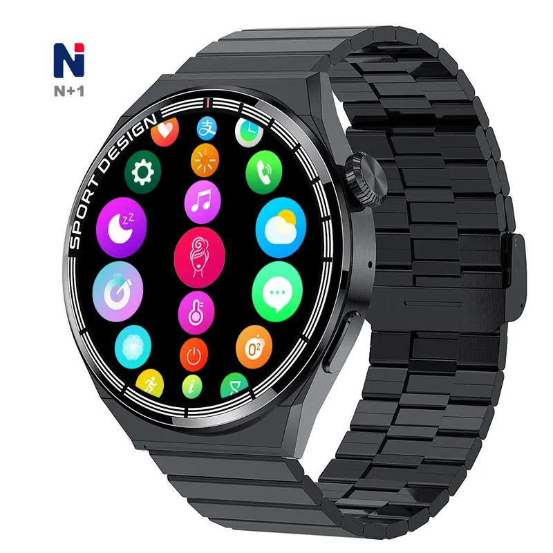GT3 Max Smart Watch CHIAMATE Full Touch NFC Smartwatch di ricarica ...