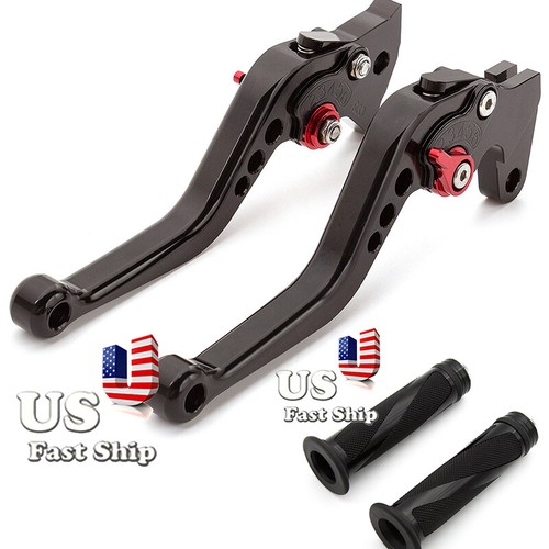 For HYPERMOTARD 796 10-2012 CNC Adjust Short Brake Clutch Lever+Handle ...