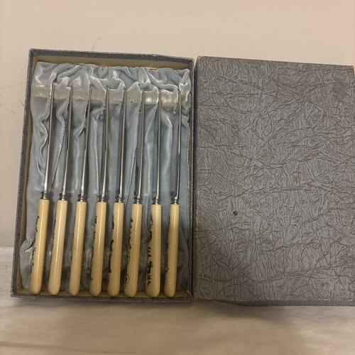 VINTAGE ANTON WINGEN JR. 8 Pc. Knife Set, Knives , Solingen Germany SS ...