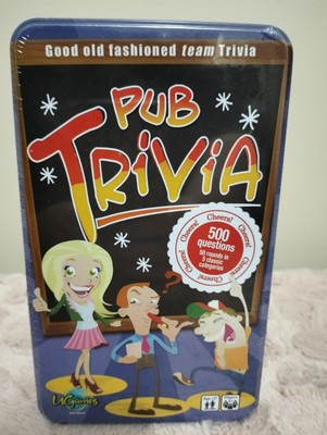 Pub Trivia Game New And Sealed 500 Questions New Sealed In Tin | eBay ...
