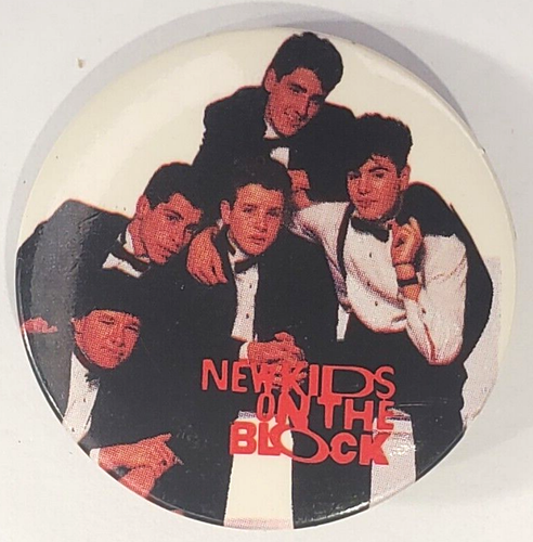 Vintage 1989 New Kids On The Block Big Step Productions Pinback Button ...