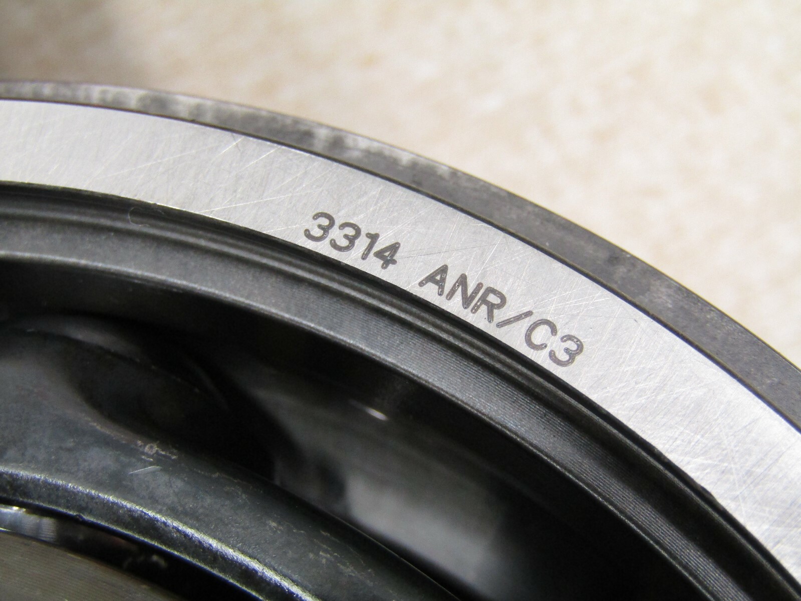 SKF 3314A NR C3 70mm X 150mmX 2.5" Angular Contact Snap Ring Bearing ...
