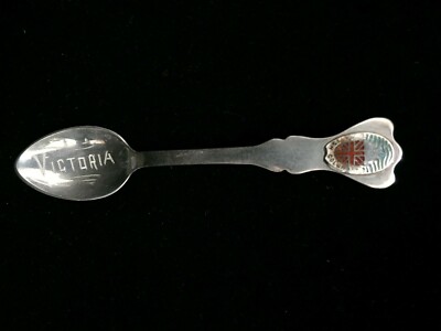 Victoria British Columbia 4" Sterling Silver Souvenir Demitasse Spoon ...