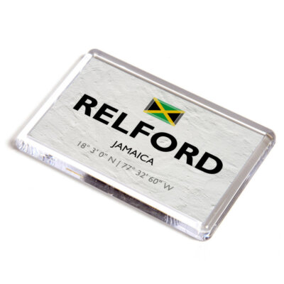 FRIDGE MAGNET - Relford - Jamaica - Lat/Long | eBay