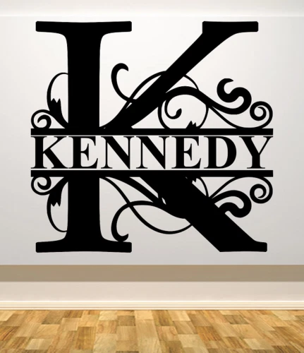 Fancy Cursive K Vinyl