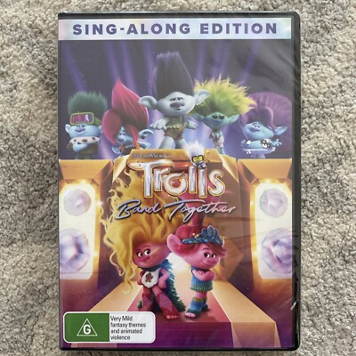 Trolls Band Together (DVD) | Sing-Along Edition | Region 4 NEW SEALED ...