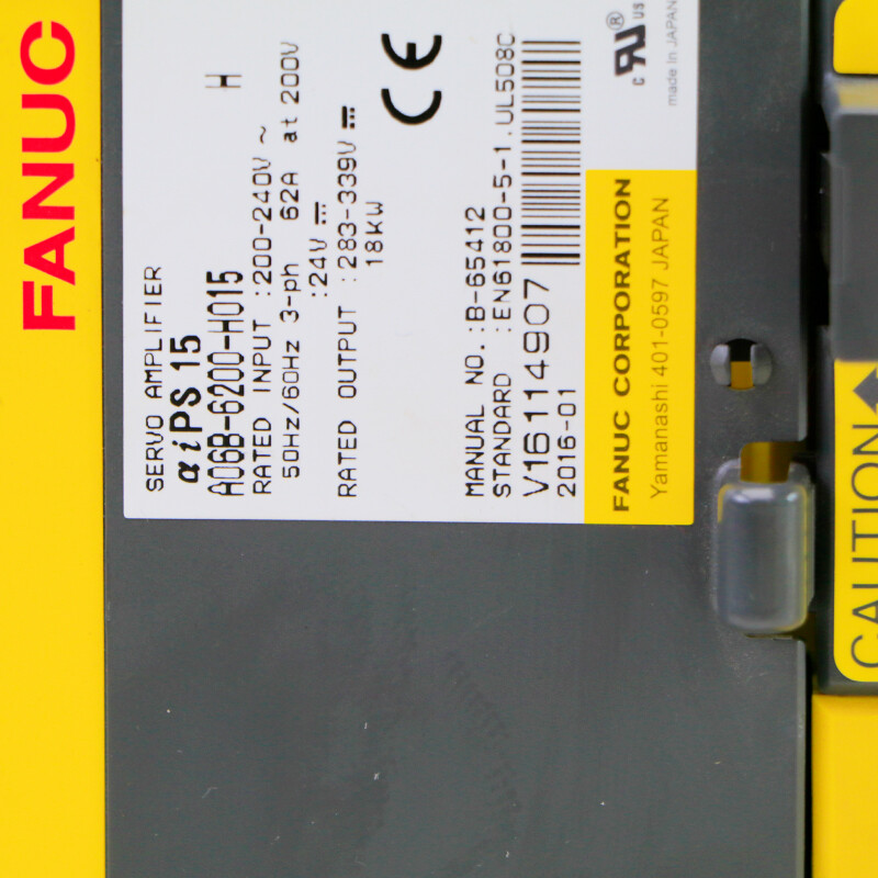 USED FANUC A06B-6200-H015 Servo Drive AC Amplifier A06B6200H015 1 Year ...