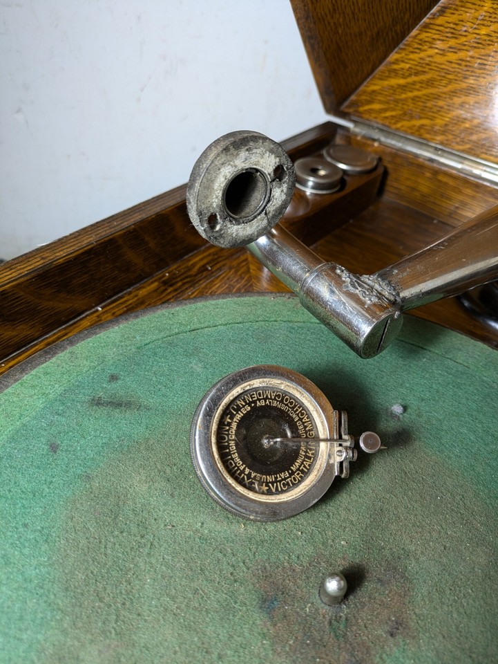 As Is Victrola Victor Talking Machine Vv-ix Hand Crank Record Player ...