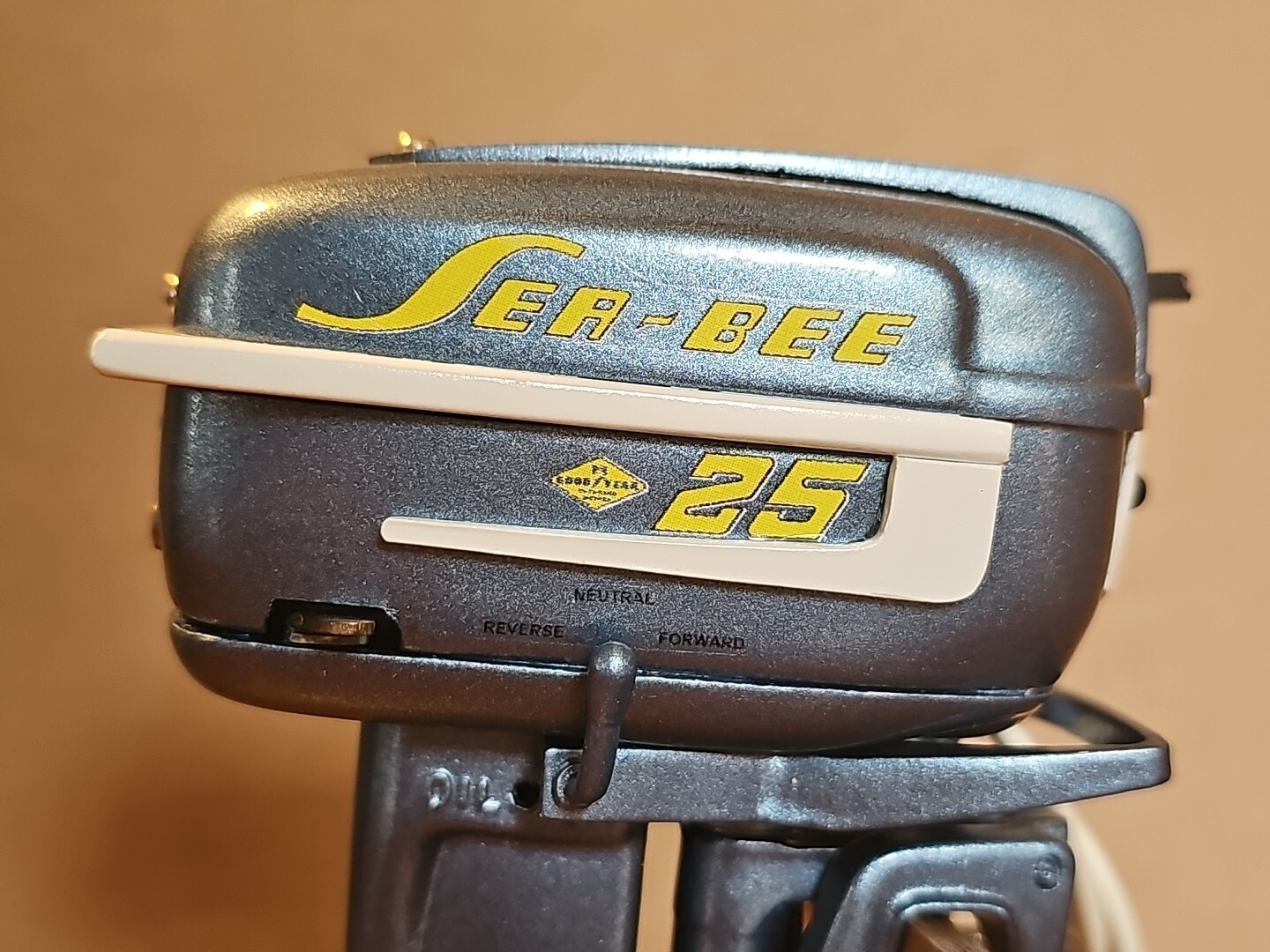 K&O CUSTOM 1957 SEA-BEE 25HP Outboard Motor Model 1957 Gale Buccaneer ...