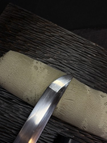 Wakizashi in full Koshirae, Edo period antique, Suriage, Mumei unsigned ...