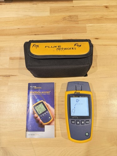 FLUKE NETWORKS MICROSCANNER 2 W/ BAG & MANUAL / SHIPS FAST | eBay
