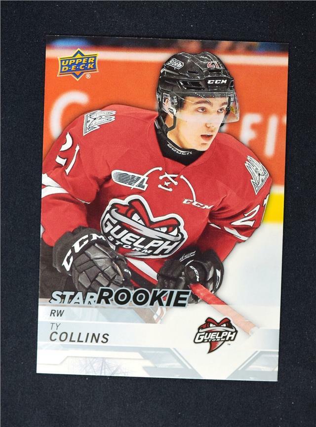 2018-19 18-19 UD Upper Deck CHL Star Rookie #396 Ty Collins RC | eBay