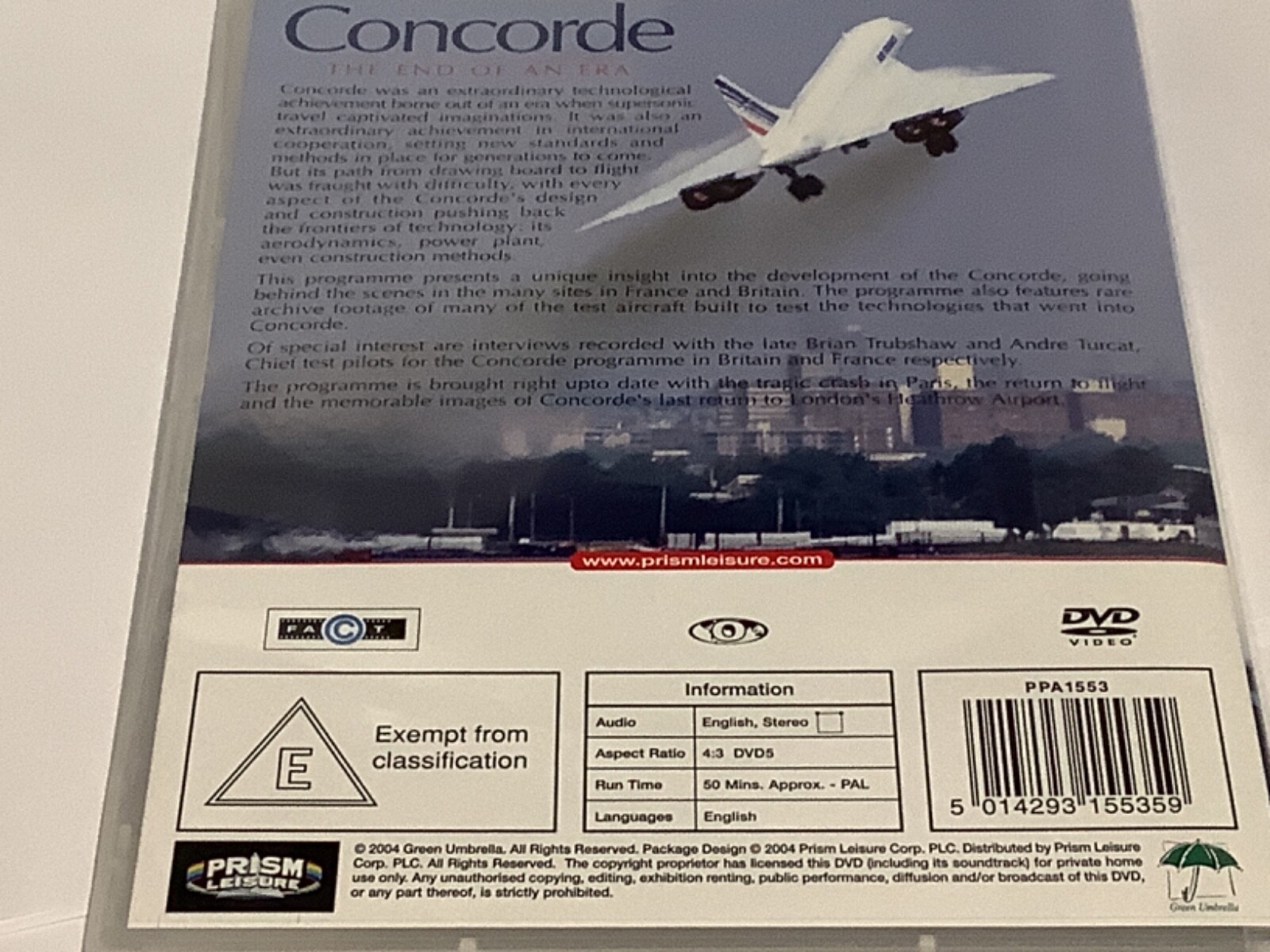 Concorde - The End Of An Era (DVD, 2004) for sale online | eBay