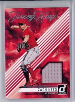 2024 Donruss Jersey Kings Relic #JK-ZN Zach Neto - Los Angeles Angels ...