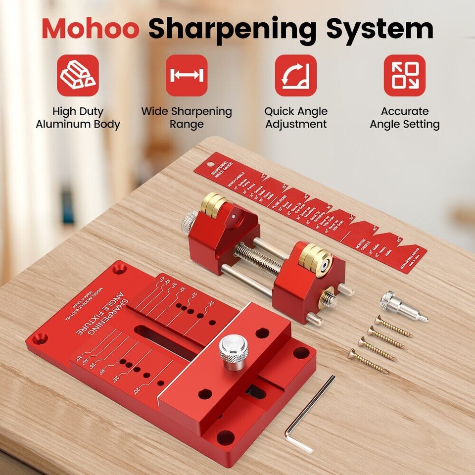 Mohoo Sharpening System Honing Guide Sharpening Holder Angle Fixture | eBay