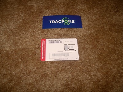 Standard, Nano or Micro SIM CARD For use with VERIZON Compatible Phones ...