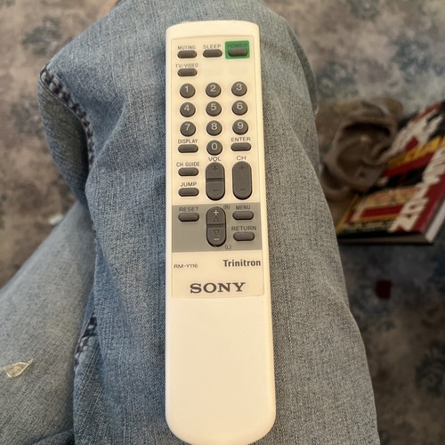 Original Sony Trinitron Remote Control RM-Y116 Used | eBay