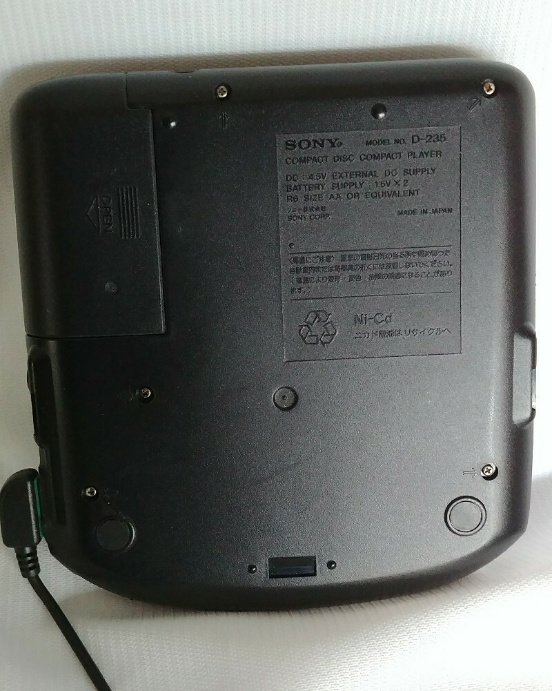 SONY DISCMAN ESP Portable CD Compact Player D-235 Bundle - MINT for ...