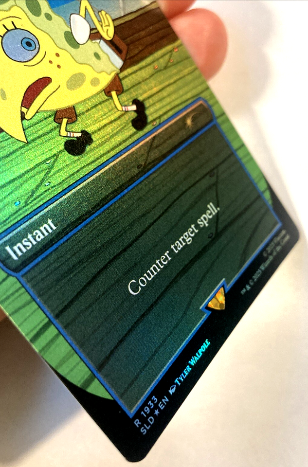 MTG Counterspell RAINBOW FOIL Secret Lair x SpongeBob 1933 NM | eBay