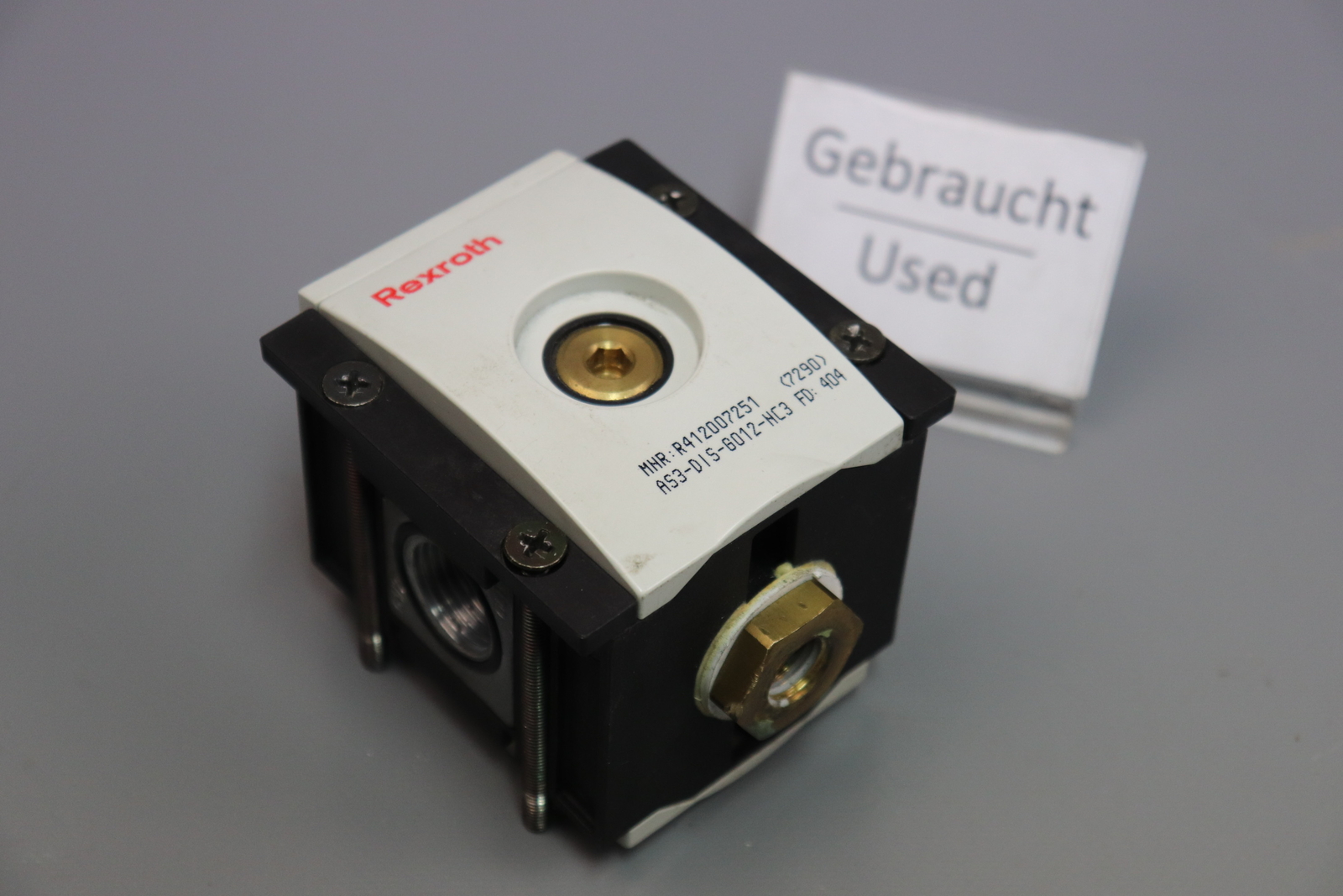 Rexroth Aventics R412007251 (7290) Distributor Series AS3-DIS-6012-NC3 ...