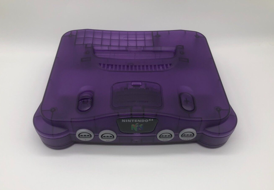 Nintendo N64 Console Purple Grape Transparent Clear Funtastic Nintendo ...